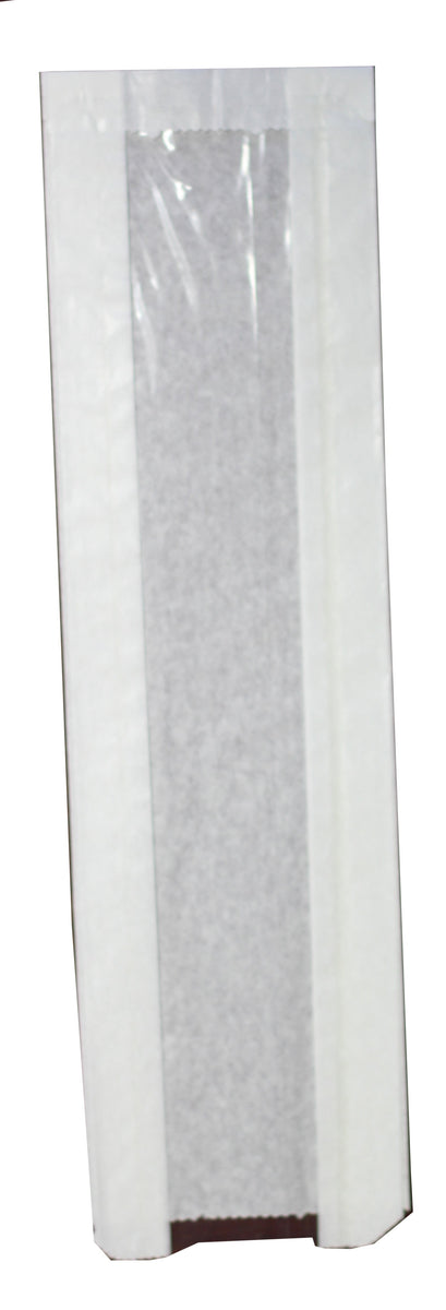 White Glassine bag with window strip, Choice of sizes. Pack of 1,000 b ...