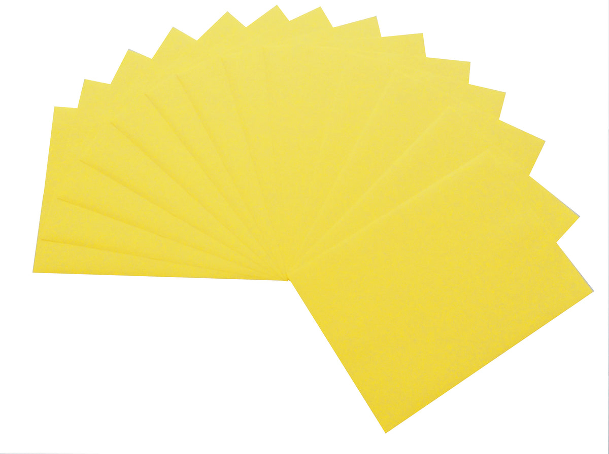 Hovat Multi-Purpose. Matt Yellow Self adhesive label. (100 sheet box ...